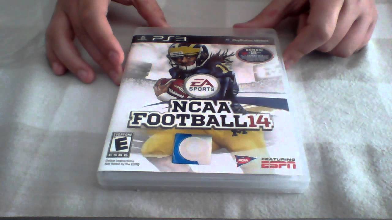 NCAA Football 14 PS3 Unboxing!!! - YouTube