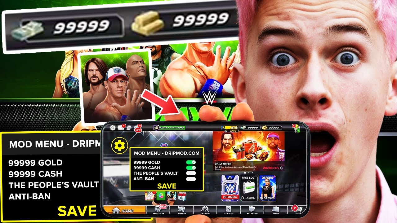 WWE Mayhem Hack 2025 - How to Get Unlimited Gold and Cash in WWE Mayhem ...