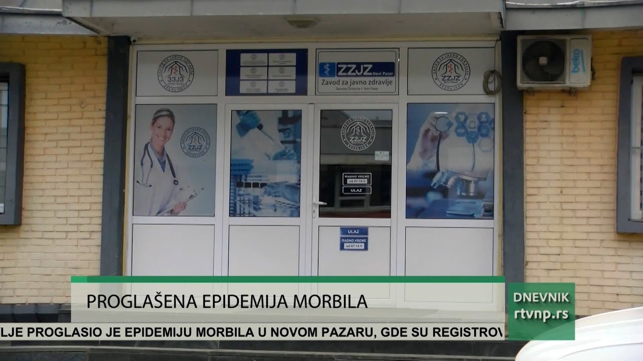 Proglašena epidemija morbila - YouTube