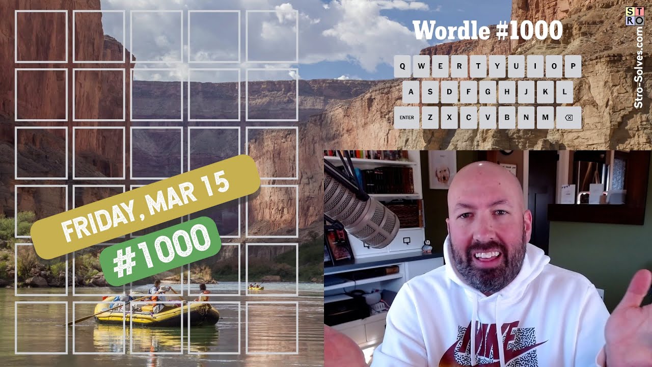 Wordle 1000! - YouTube