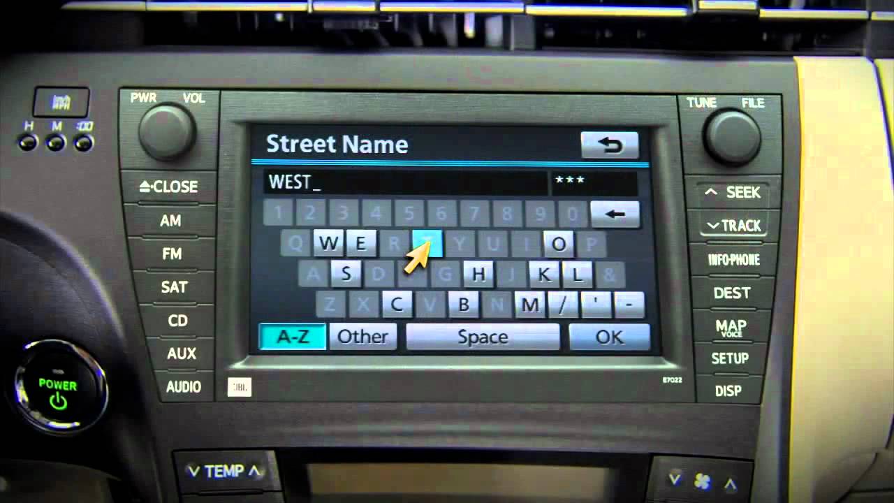 2010 Prius Navigation System - Carlock Toyota of Tupelo - YouTube