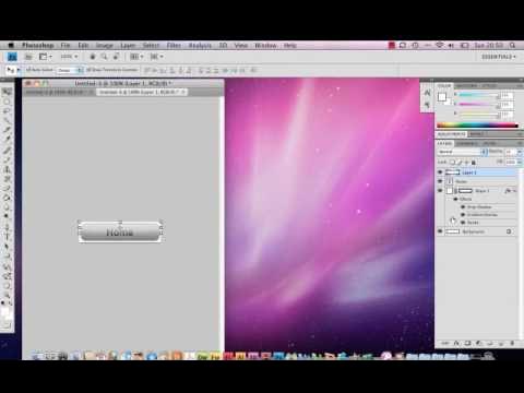 Creating a Rollover Button using Photoshop - YouTube