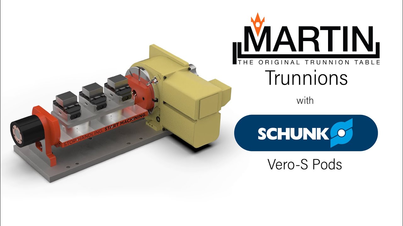 Martin Trunnions featuring SCHUNK VERO-S Modules - YouTube