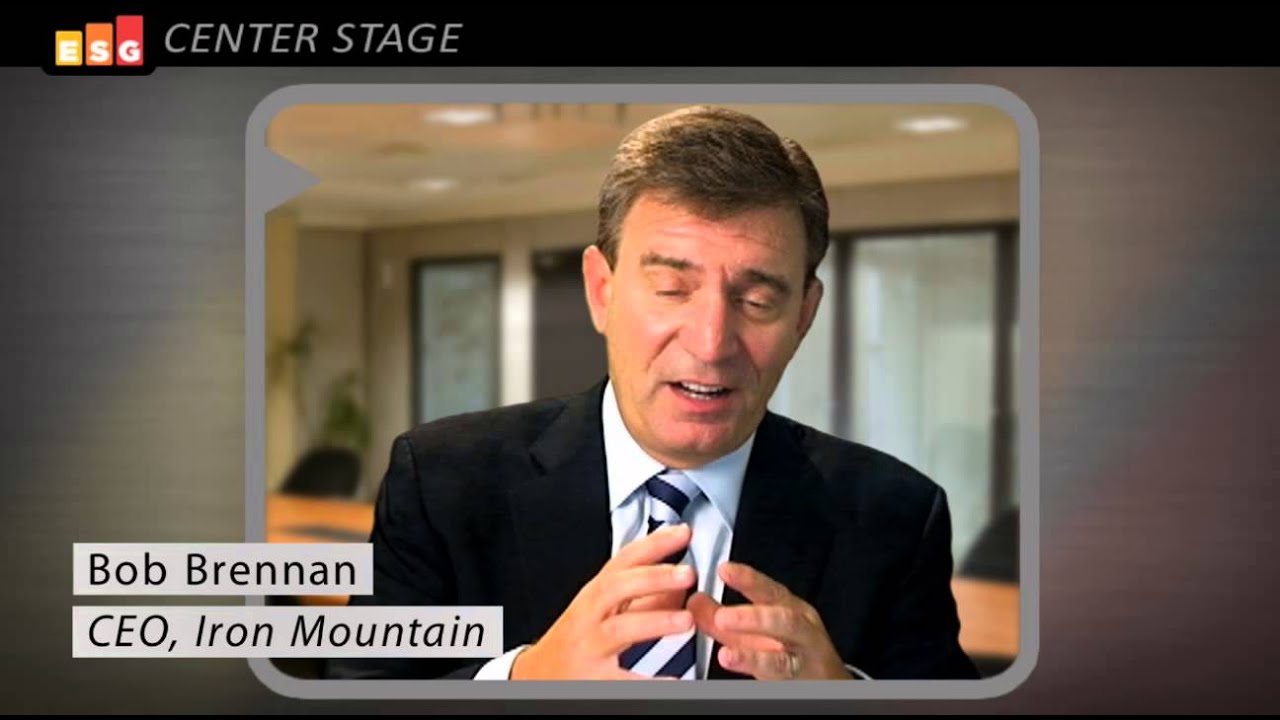 CEO Center Stage Interview: Bob Brennan -- Iron Mountain - YouTube