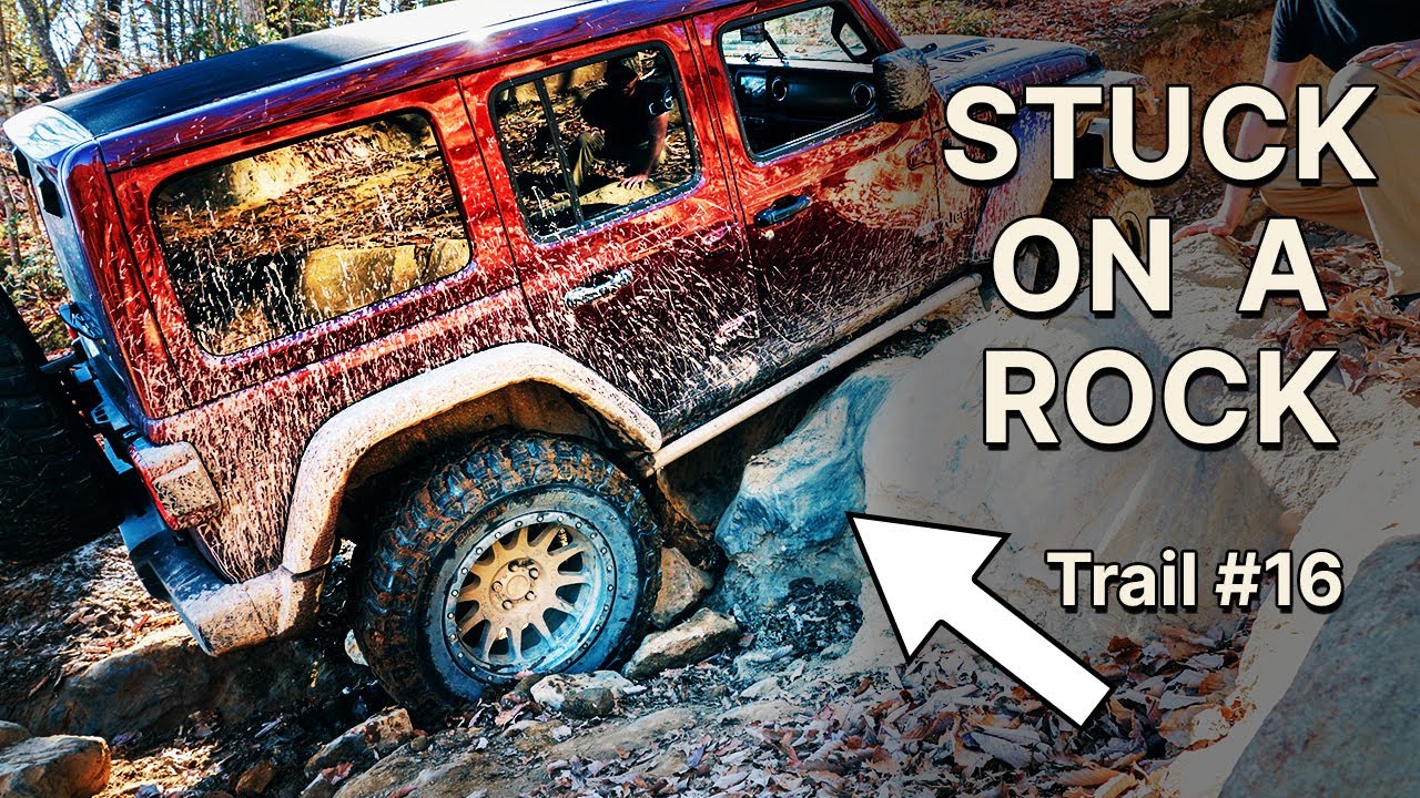 Stuck on a Rock - Windrock Park Trail 16 Part 3 - YouTube