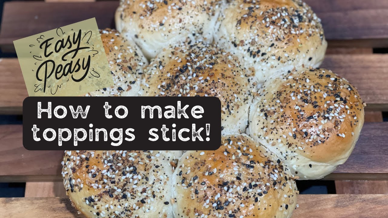 How to Make Toppings Stick to Baked Goods - YouTube