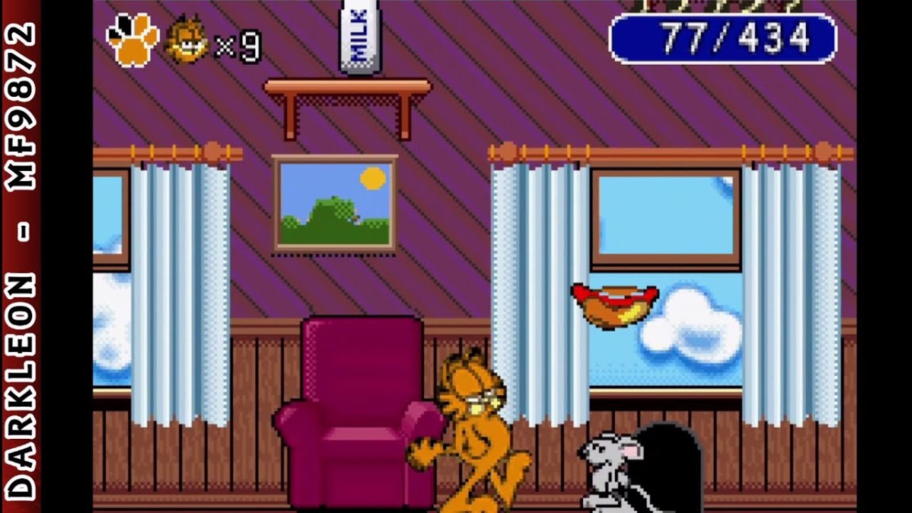 Game Boy Advance - Garfield - The Search For Pooky © 2005 The Game ...