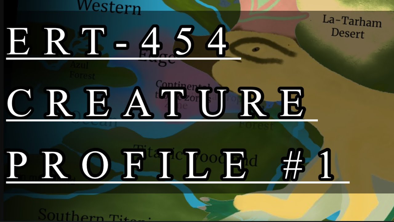 Ert-454 Creature profile .01 | Speculative biology | - YouTube