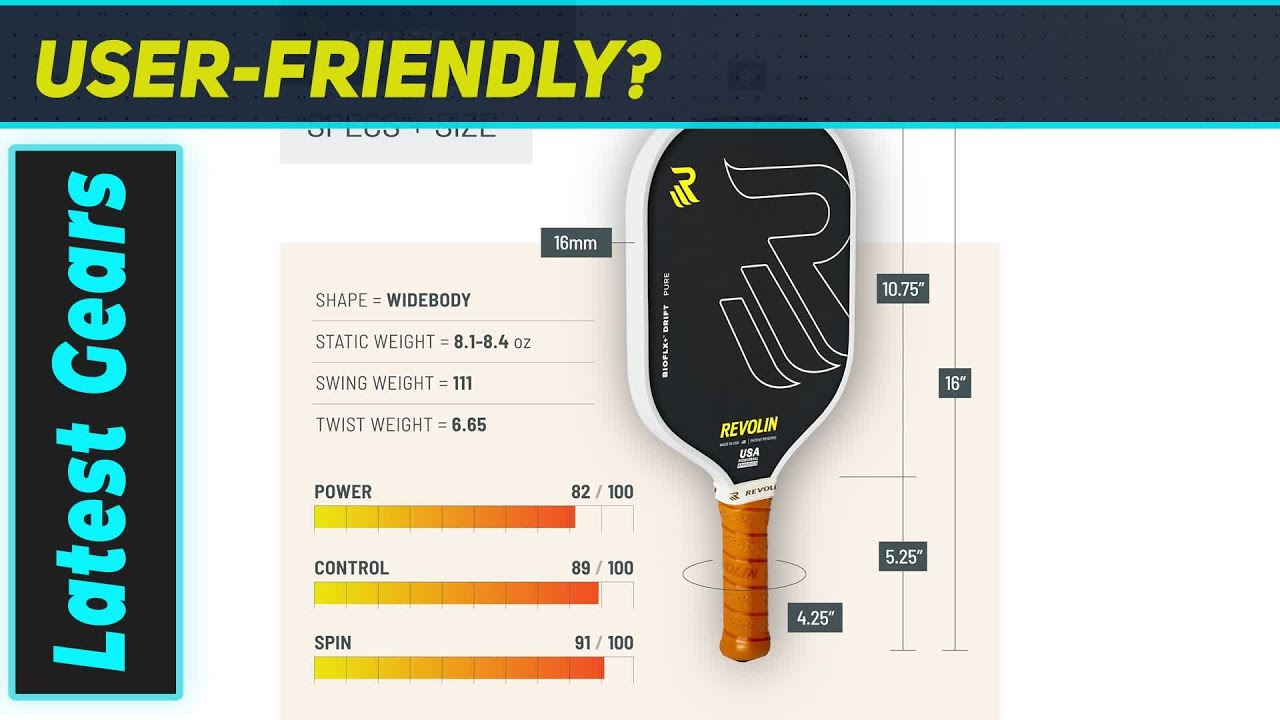 Drift Pure Paddle: Natural Tech for Unrivaled Comfort & Spin - YouTube