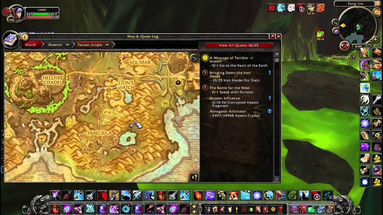 How to get Crystallized Fel Spike Treasure (Tanaan Jungle) WoW - YouTube