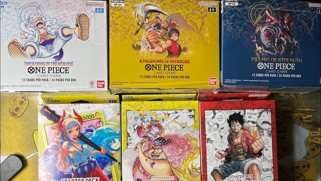 My First One Piece Opening! | OP3, OP4, OP5 - YouTube