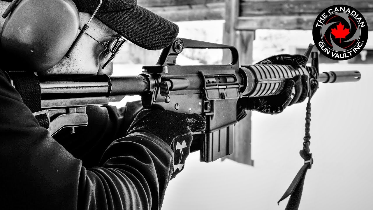 Colt XM177 - Range Day - YouTube