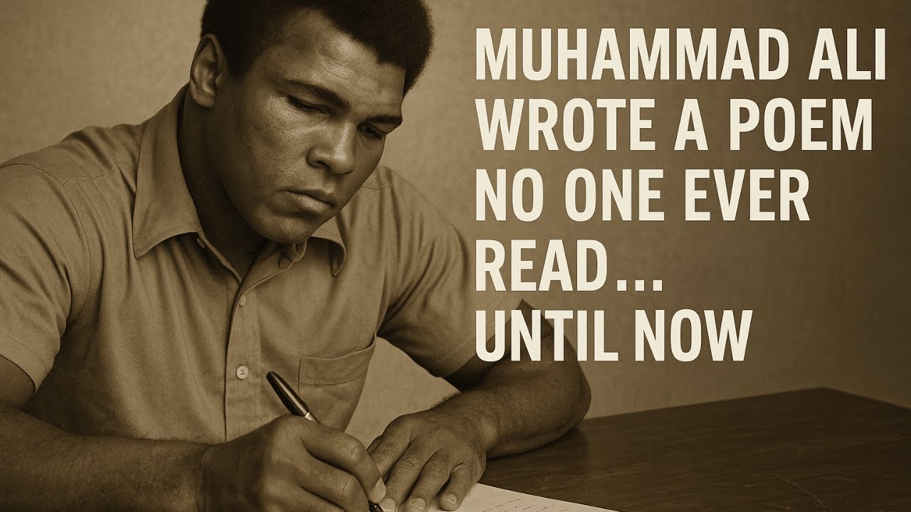 Muhammad Ali Wrote a Poem No One Ever Read… Until Now - YouTube