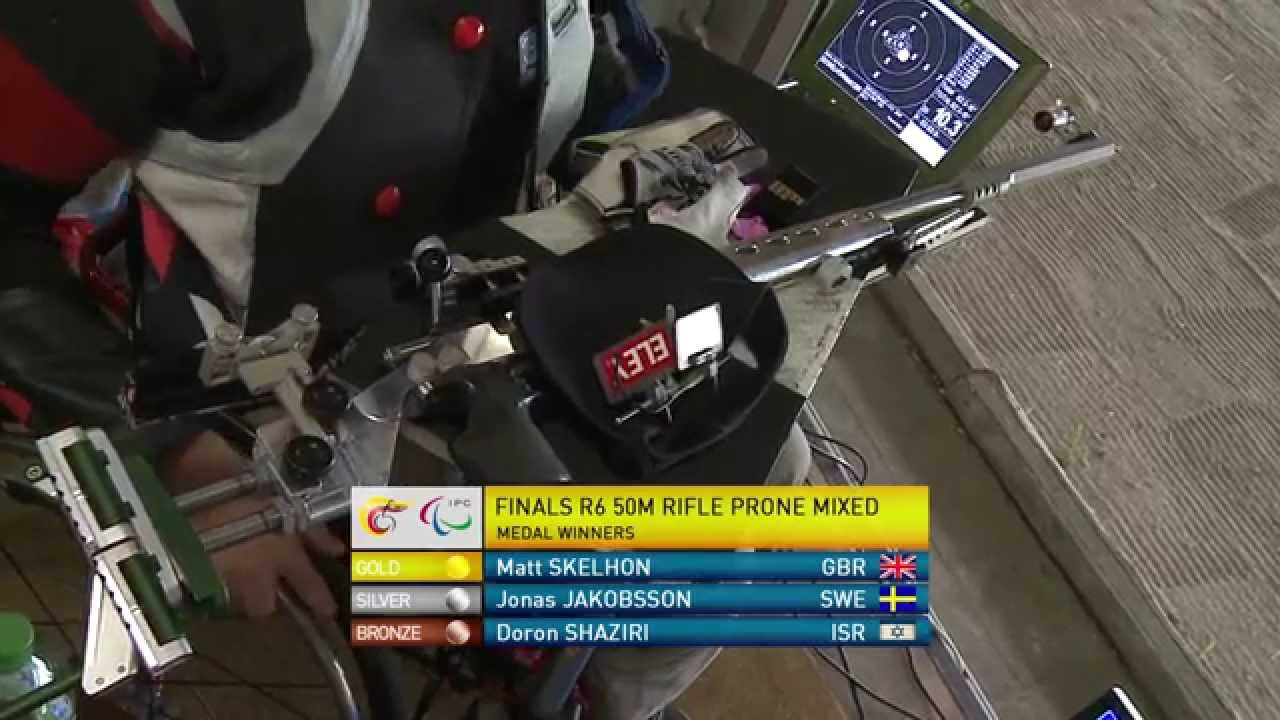 R6 mixed 50m rifle prone | 2014 IPC Shooting World Championships - YouTube