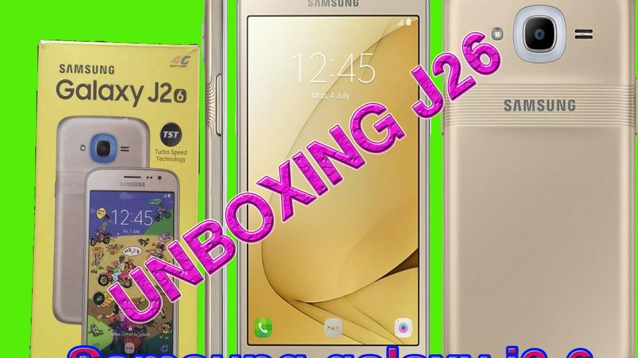Unboxing Samsung galaxy J2 6 - YouTube