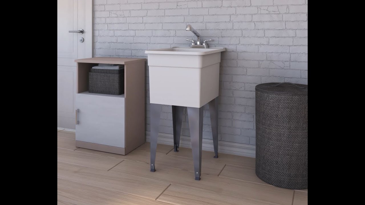 Mustee 21F UTILATUB® Laundry Tub - YouTube