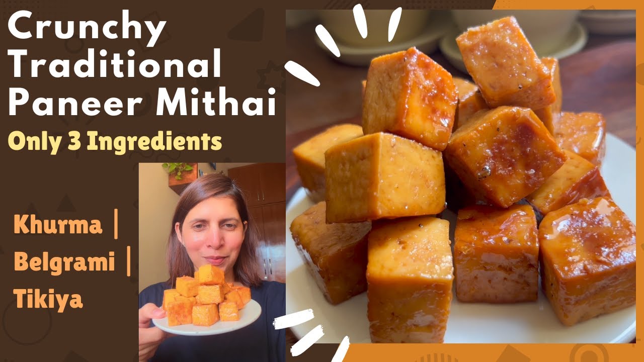 Paneer ki Mithai | Only 3 Ingredient Healthy Sweet Recipe | Khurma ...