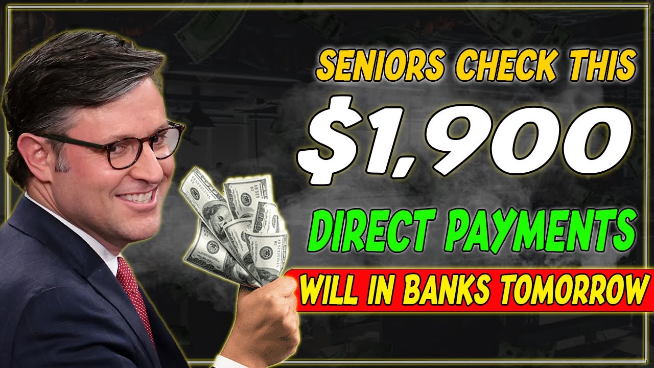 Seniors Check This! $1,900 Direct Payments Will Be in Banks Tomorrow For Social Security SSI ...