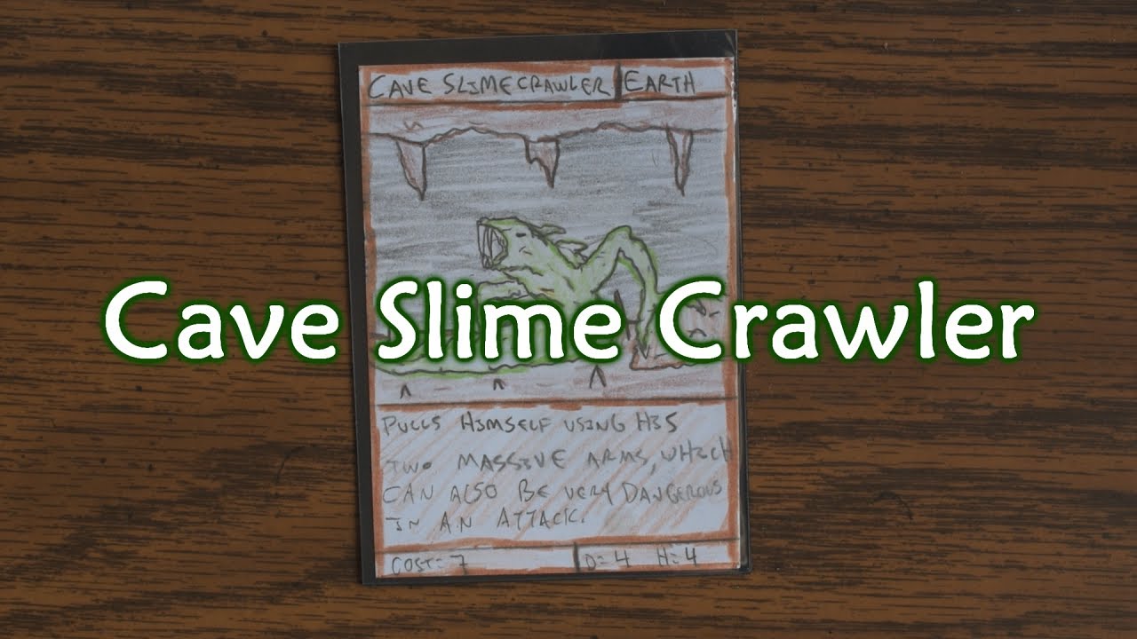 Cave Slime Crawler - Savage Beasts: The Card Game - YouTube
