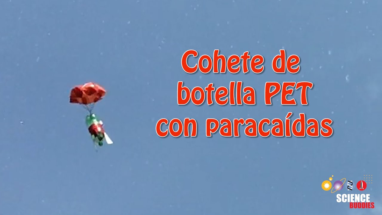 Cohete de botella PET con paracaídas - YouTube