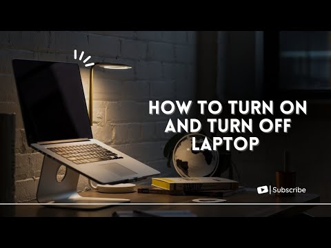 How to turn on and turn off laptop - YouTube