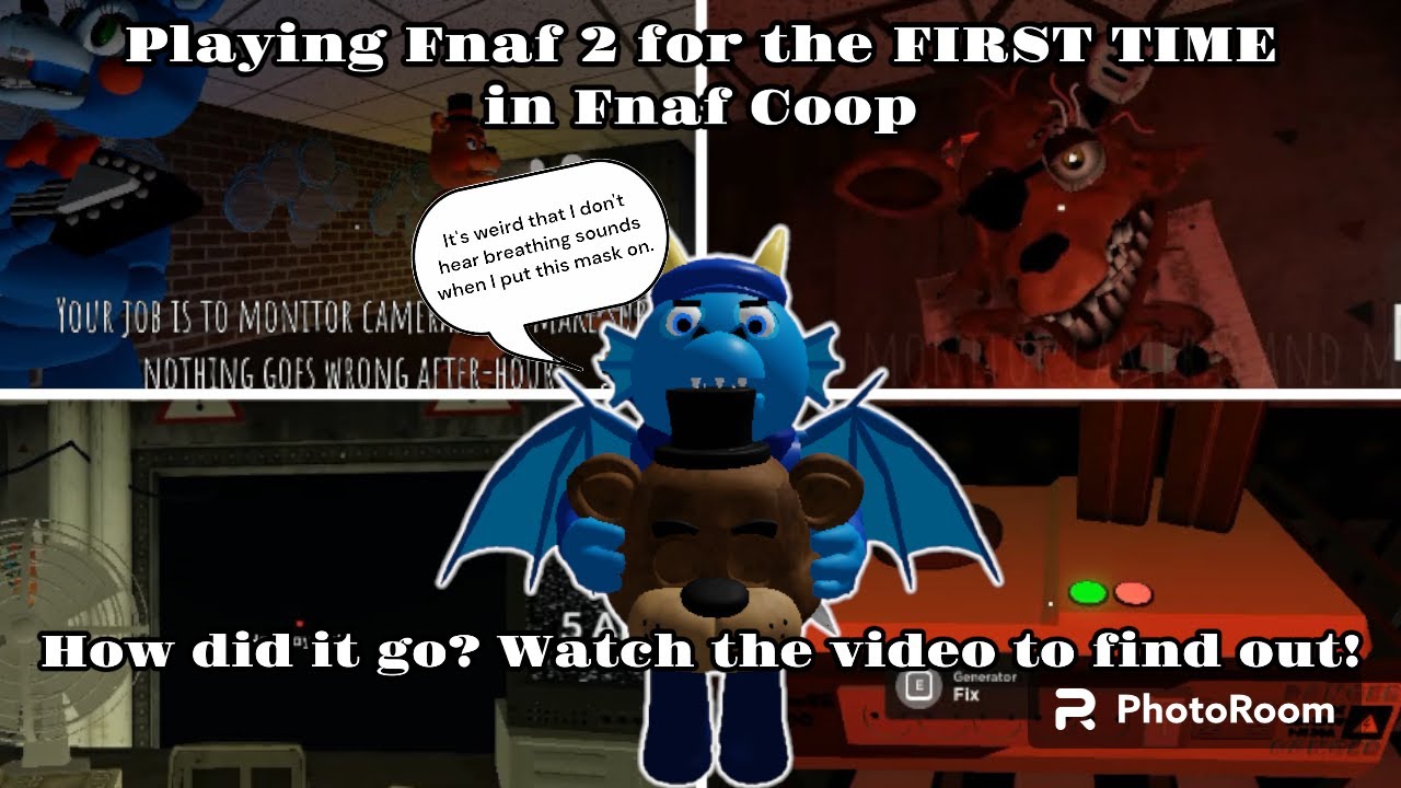 Playing Fnaf 2 for the FIRST TIME in Fnaf Coop - YouTube
