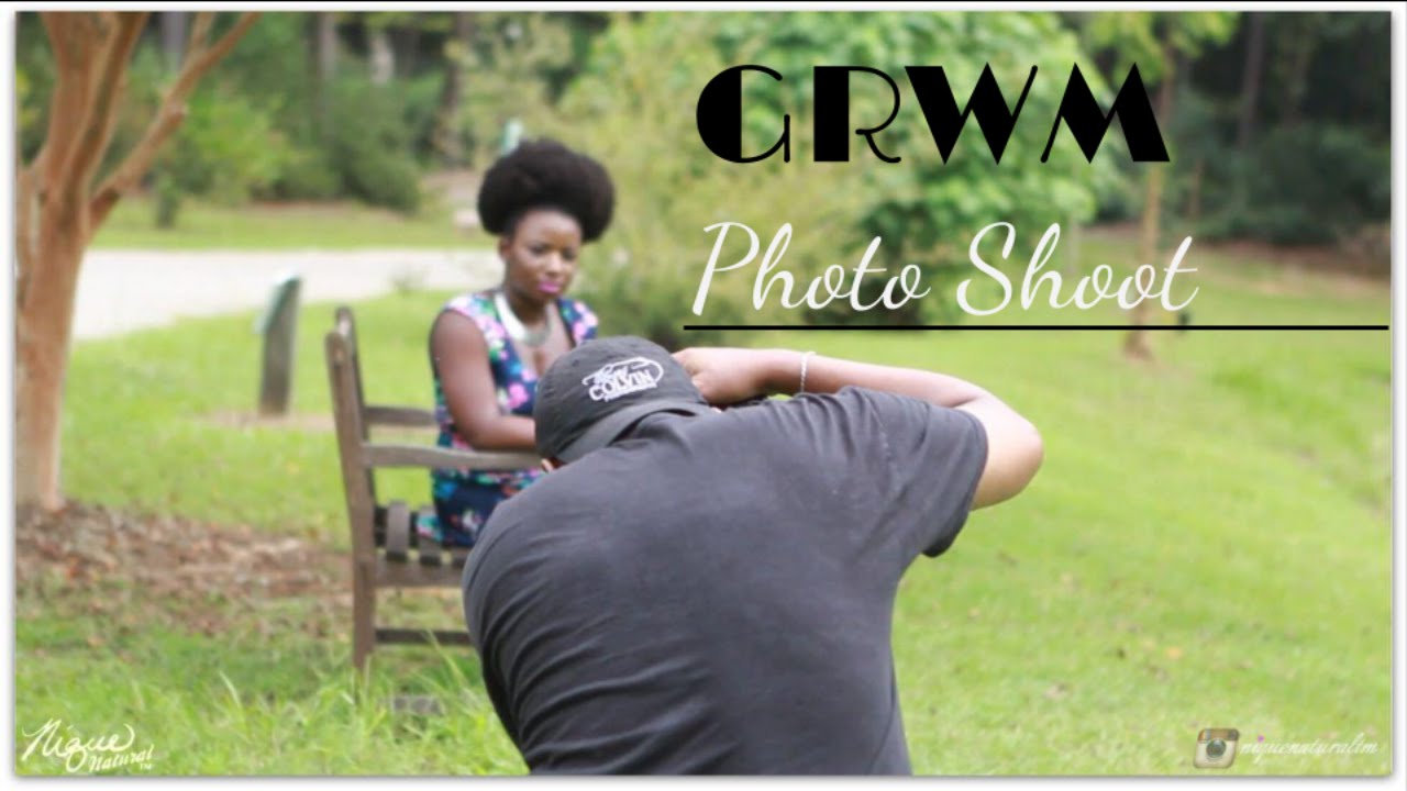 NiqueNatural |GRWM Photo Shoot w/ Thomas Colvin Studios - YouTube