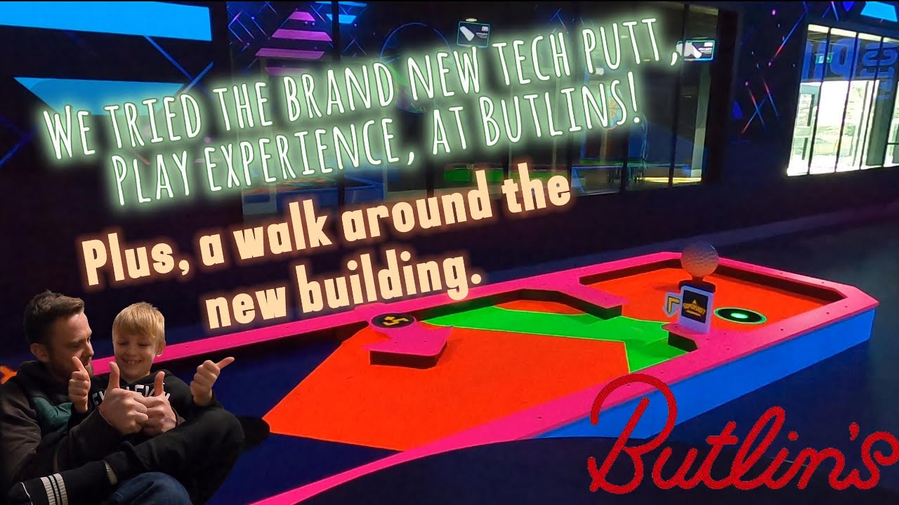 Butlins Bognor Regis, Play Experience. Trying Tech Putt, And Looking ...