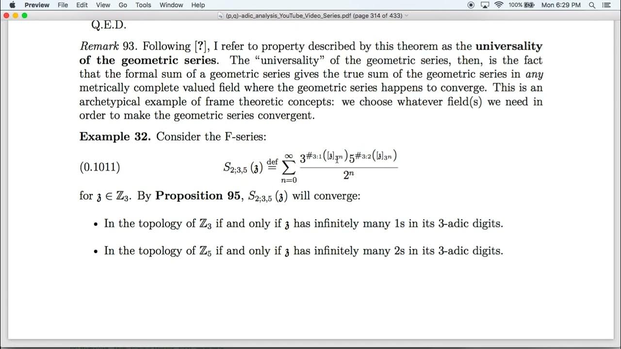 Episode 7 (Part 2) - Frames and Other Delusions - (p,q)-adic Analysis and the Collatz Conjecture ...