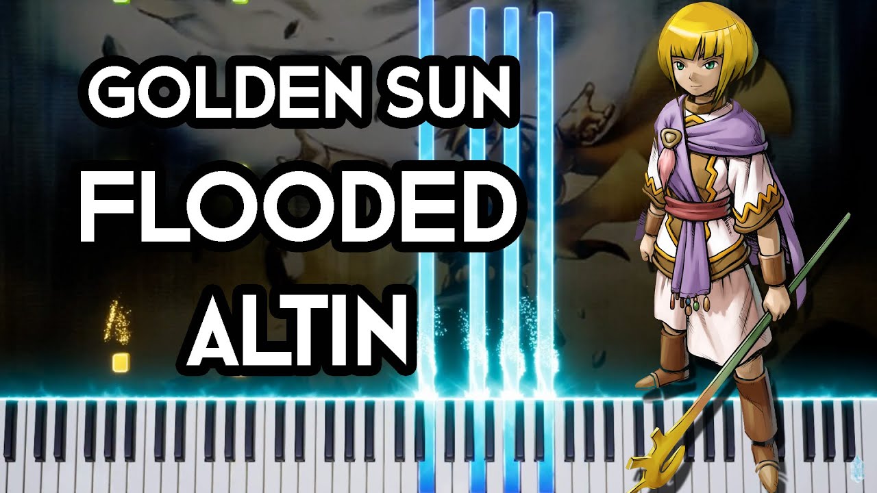 Golden Sun - Flooded Altin (Piano Synthesia) 🎹 - YouTube