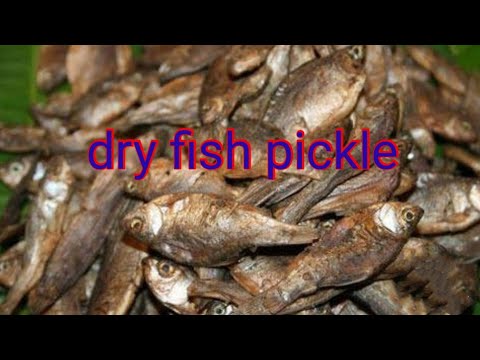 dry fish pickle - YouTube