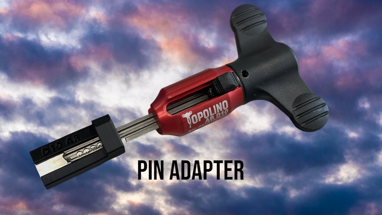 Topolino Pin Adapter for blade model Abus D10 - YouTube