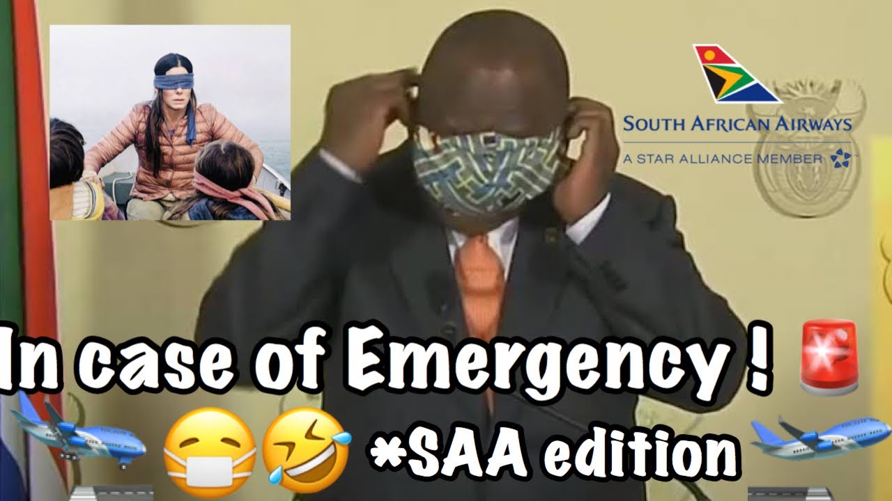 Ramaphosa Mask Fail 😷 | SAA Edition ️ - YouTube