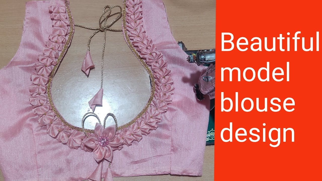 Beautiful model blouse design. Silai tutorial. - YouTube