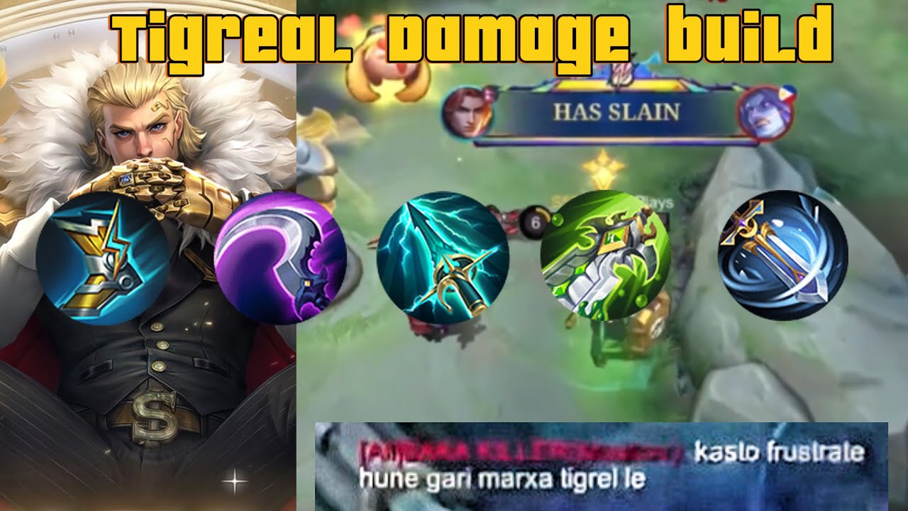 On Viewers Demand! Tigreal Damage Build 🤯 - YouTube