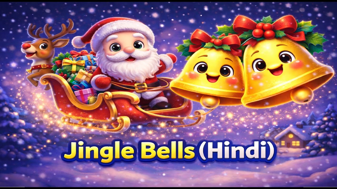 Jingle Bells for Kids | Santa Christmas Song | Cartoon Animation 🎅# ...