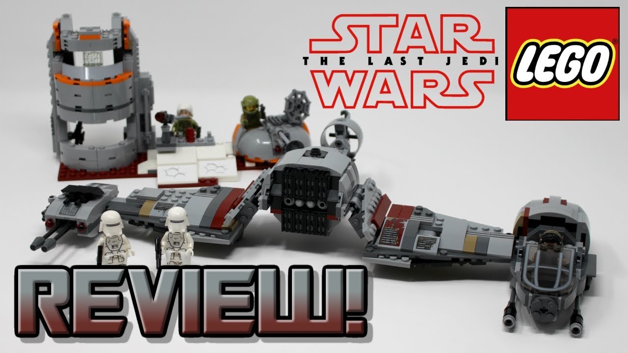 LEGO Star Wars The Last Jedi Defense of Crait- 75202 set review - YouTube