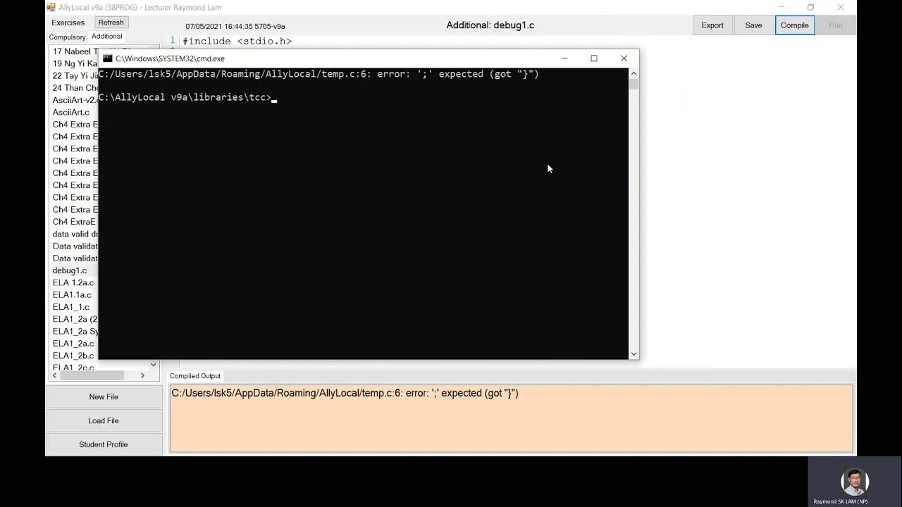 C coding Debugging tip #2: compile after typing each command - YouTube