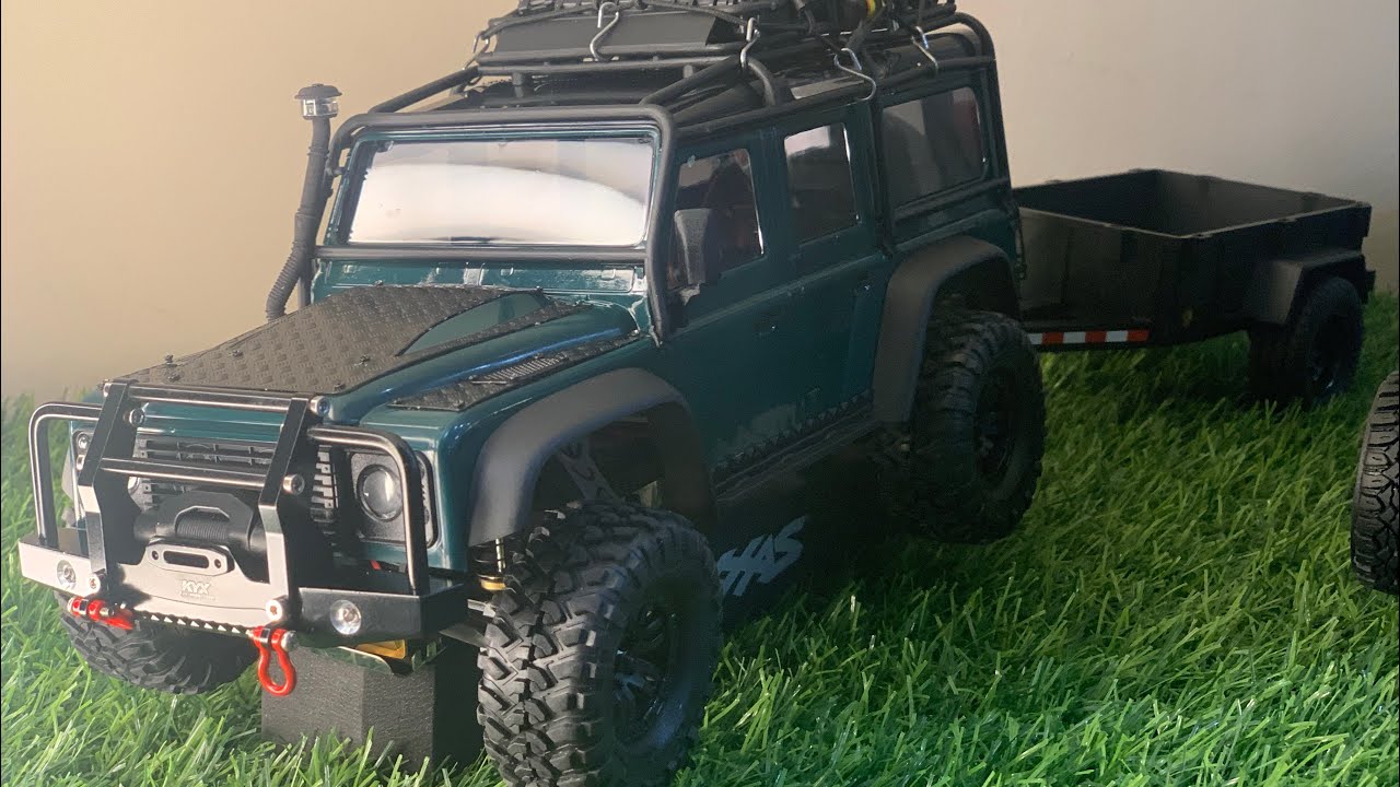 Traxxas trx4m defender upgrades - YouTube