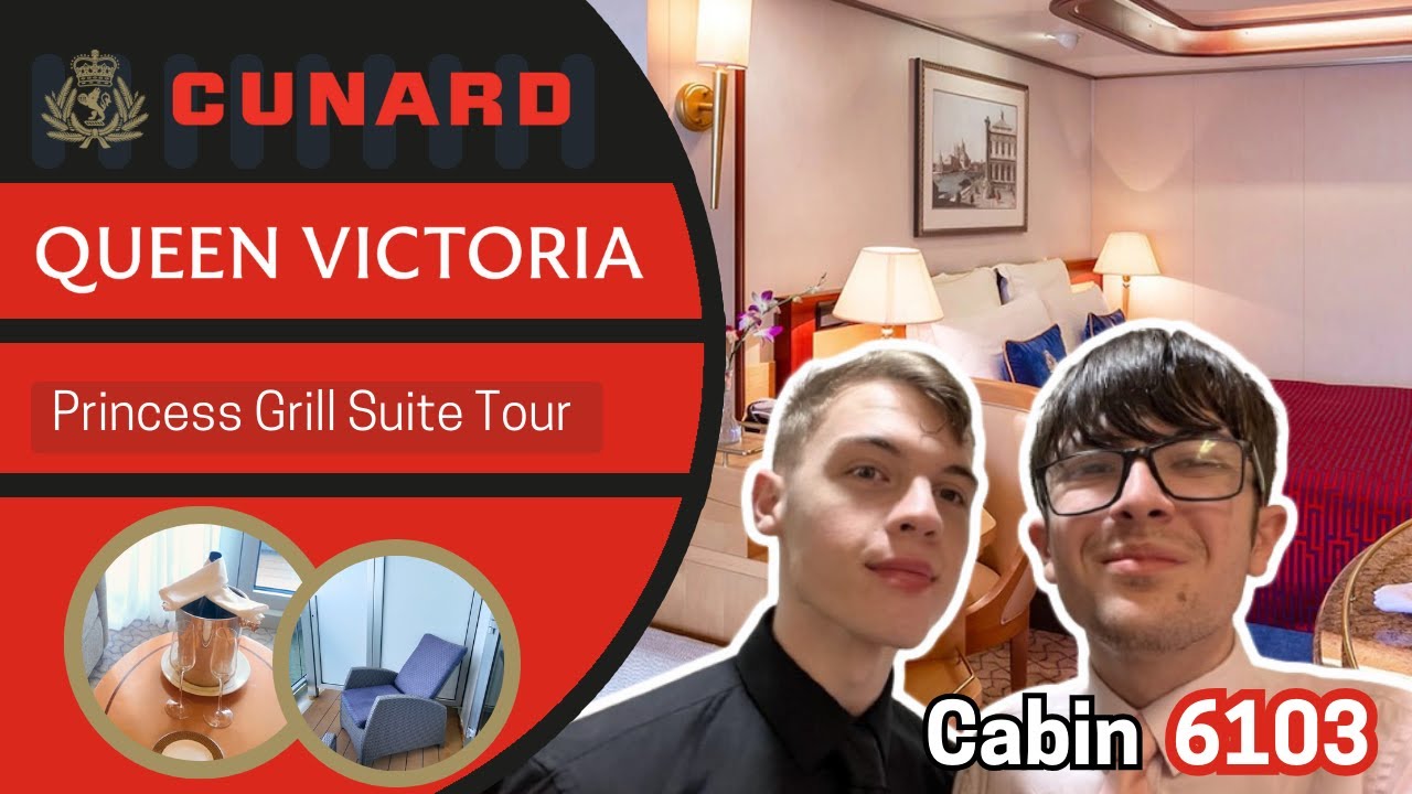 Living the Suite Life on Queen Victoria – Princess Grill Cabin Tour - YouTube