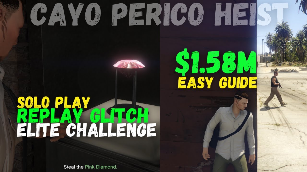 EASY CAYO PERICO HEIST SOLO GUIDE WITH REPLAY TRICK | FOR BEGINNERS ...