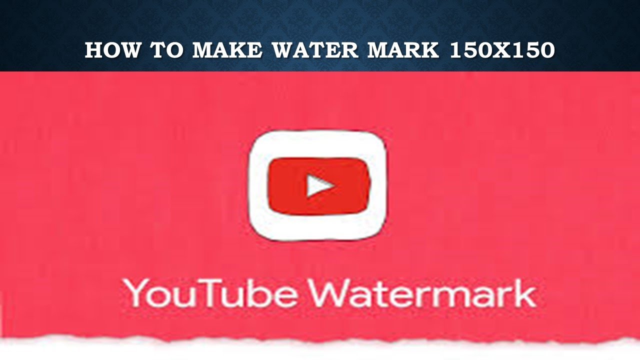 How to make youtube water mark|make your channel branded - YouTube