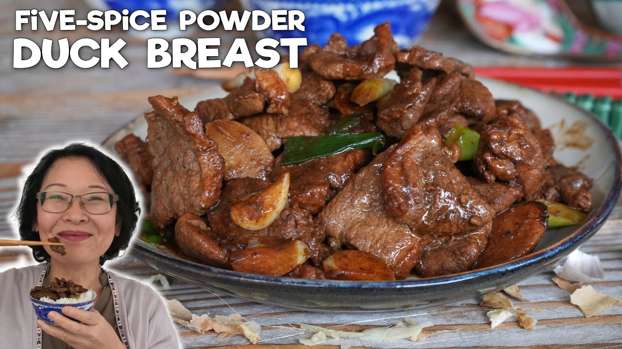 Five-Spice Powder Duck Breast | Super Tender | Marinated Meat Stir ...