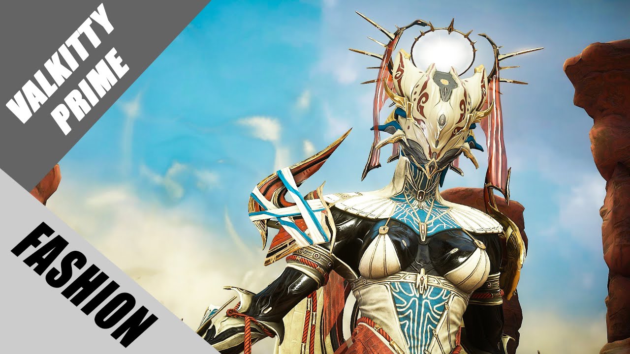 Warframe | Fashion Frame | Valkitty Prime : Sandstorm Empress - YouTube