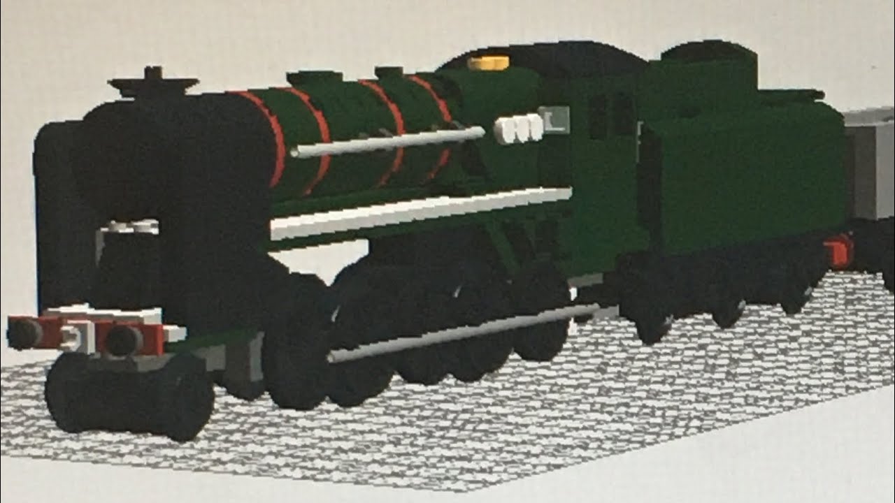 LEGO 9F steam engine moc - YouTube
