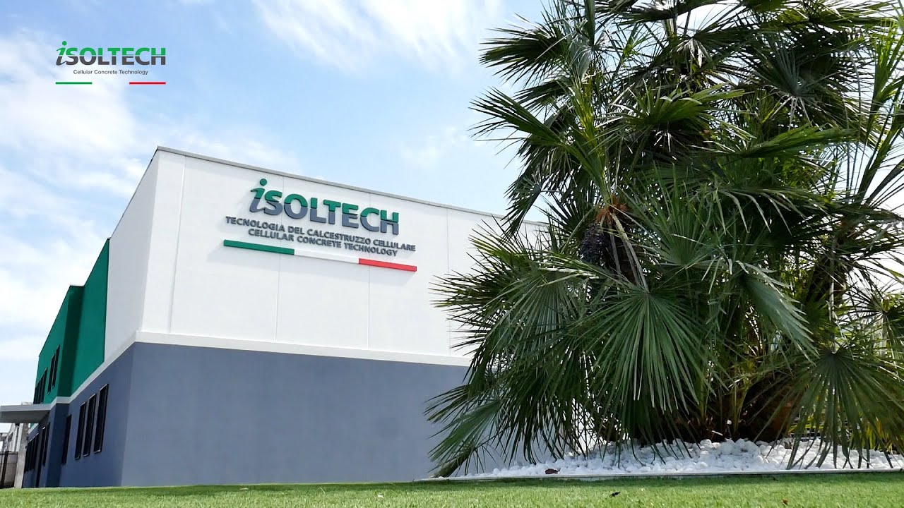 Isoltech - Cellular Concrete Technology - YouTube