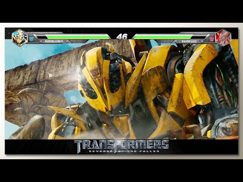 Bumblebee vs Rampage with Healthbars