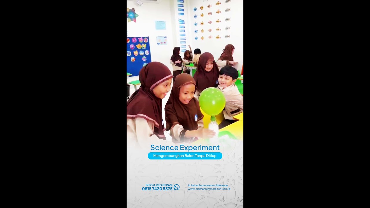 Science Experiment (Self-Inflating Balloon) - YouTube