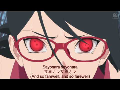 Sasuke, Sakura, and Sarada- Sayonara Moontown with Japanese/Romaji/English Subtitles