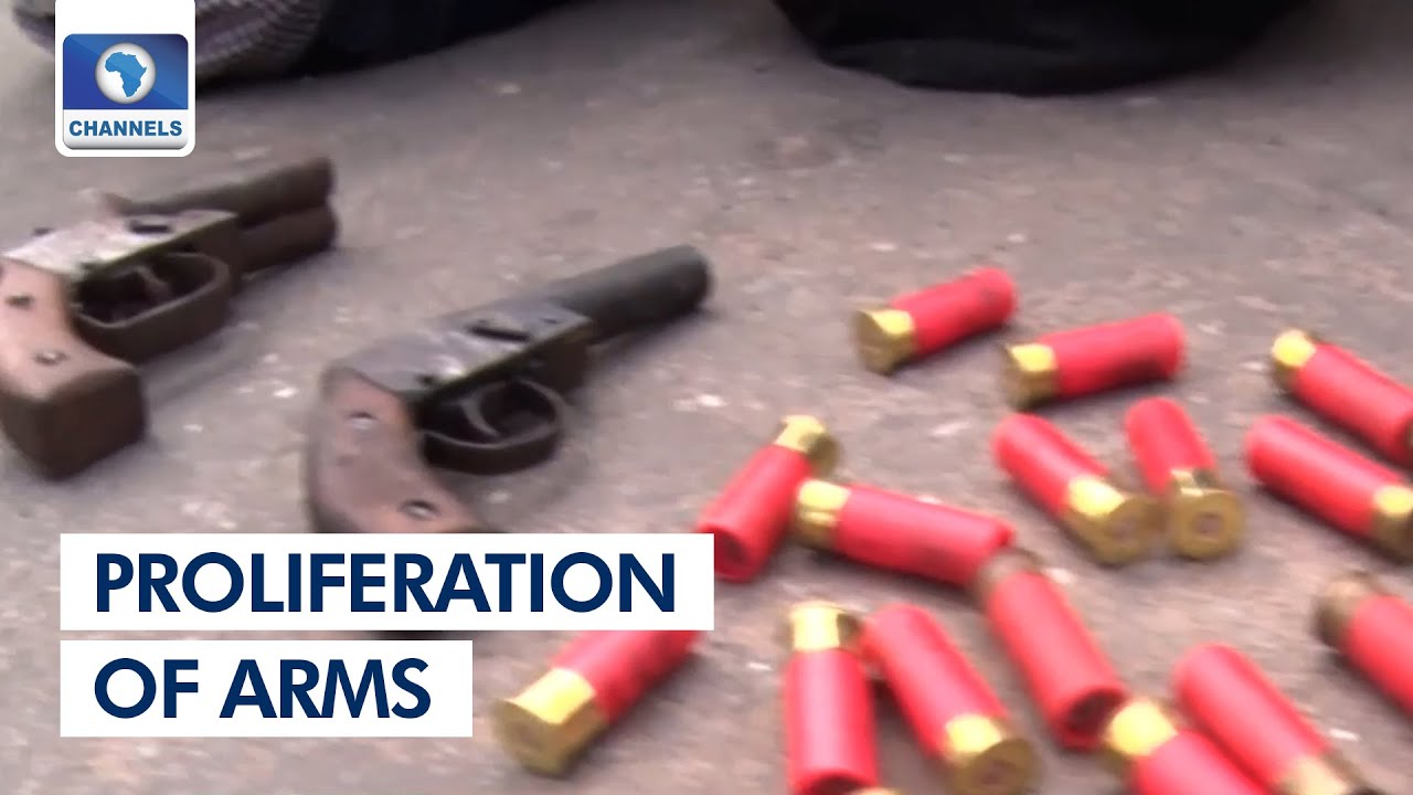 Proliferation Of Arms: 85 Weapons Seized In Lagos In Eight Months - YouTube